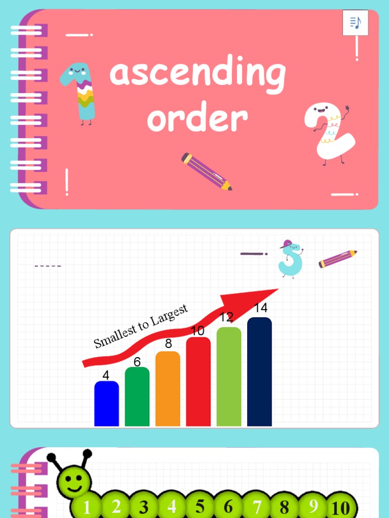 Ascending and Descending Order Chart | PDF
