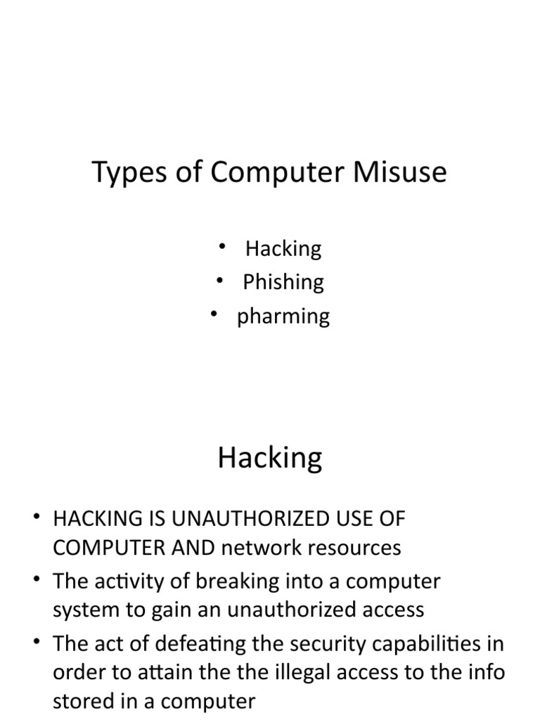 Types of Computer Misuse | PDF | Transport Layer Security | Encryption