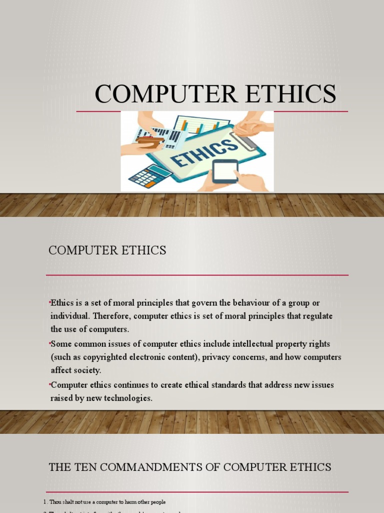 Computer Ethics | PDF | Malware | Copyright
