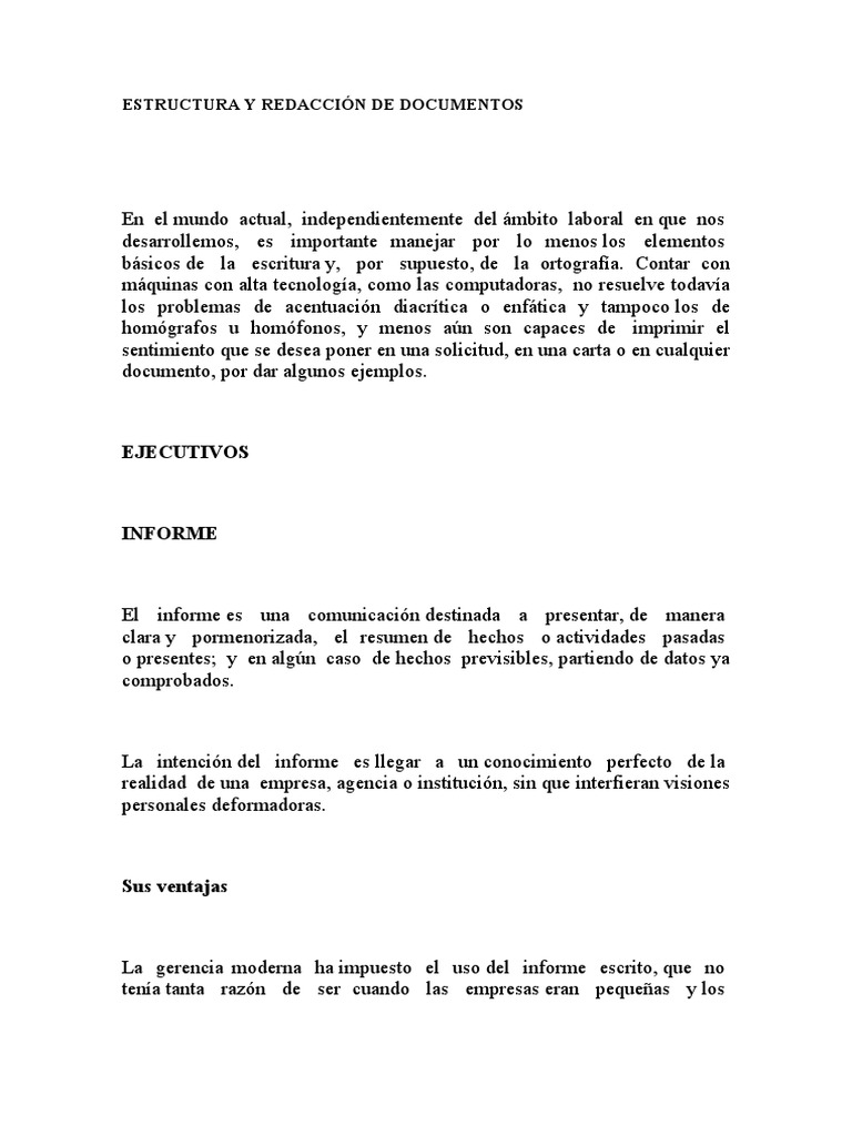 Estructura de Informes y Memorandos | PDF | Blog