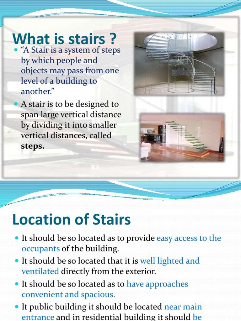 What Is Stairs ? | PDF | Stairs | Architectural Design