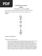 Compound Pendulum Lab Report | PDF | Pendulum | Rotation Around A Fixed ...