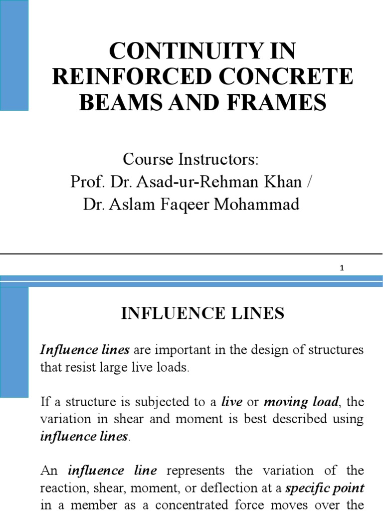 Continuity in RC Beams and Frames | PDF | Bending | Structural Analysis