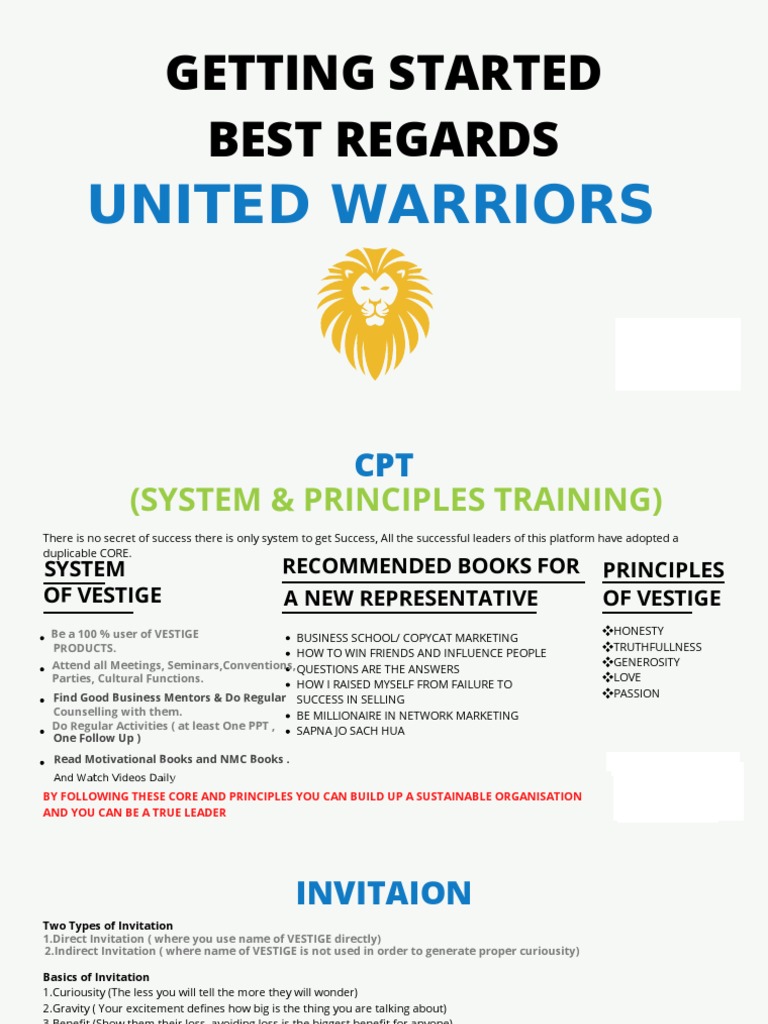 Getting Started Vestige New | PDF | Business