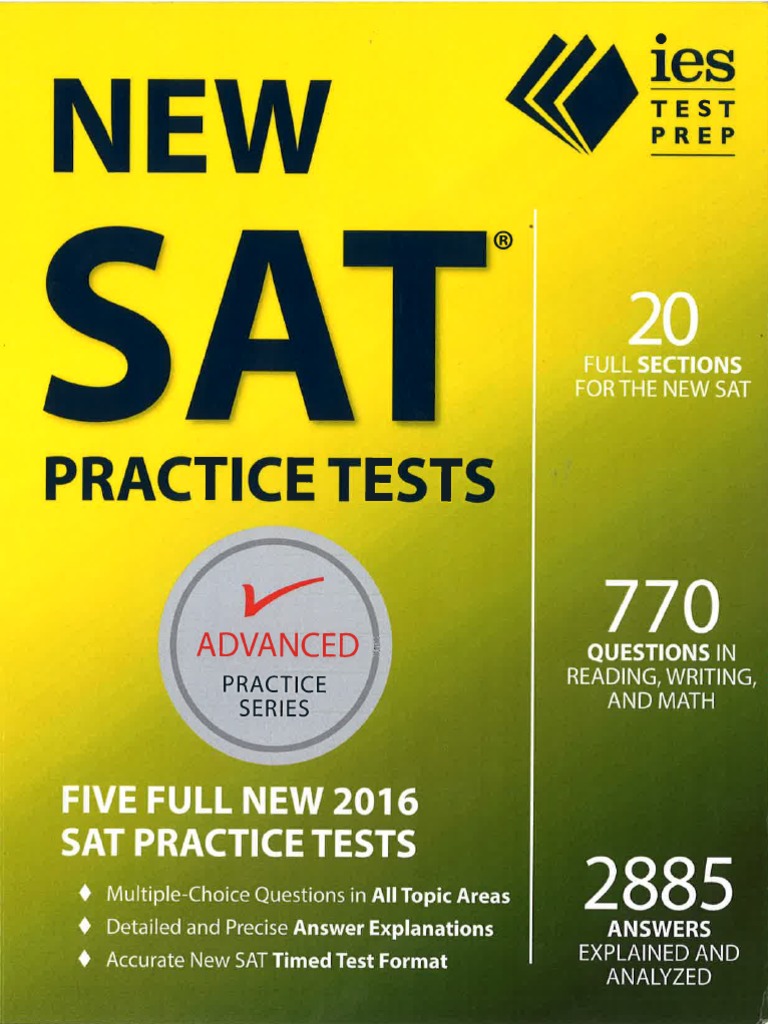 (Ies Sat Prep) Ies Test Prep - Ies New Sat Practice Tests | PDF
