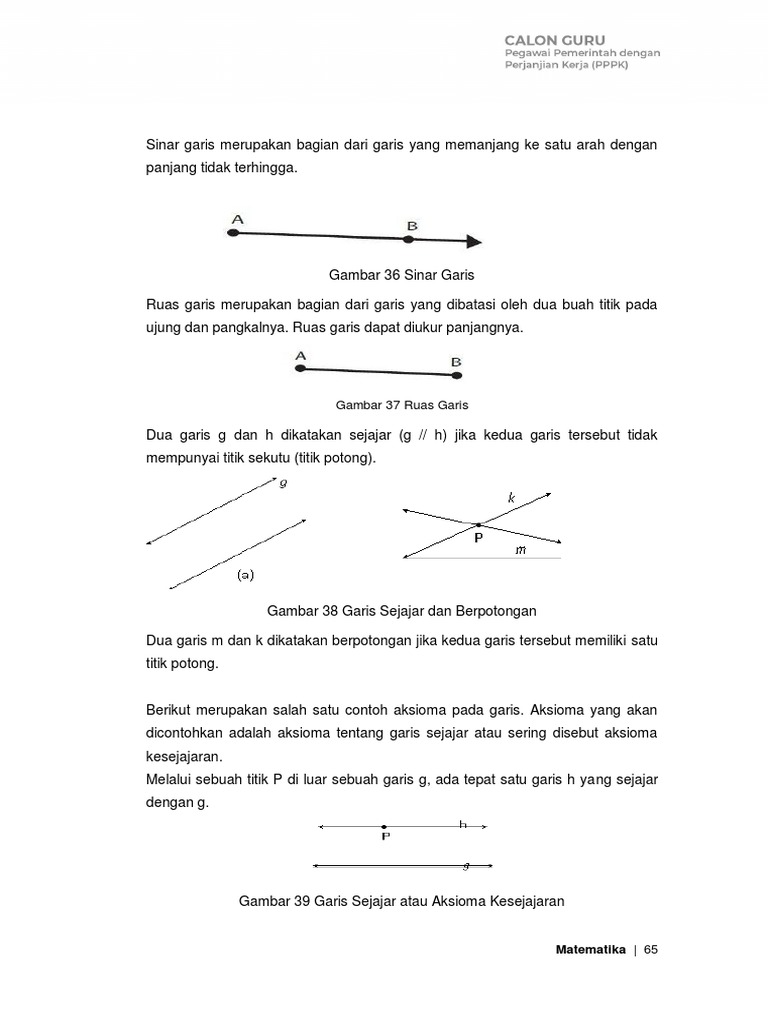 Konsep Dasar Geometri dan Sudut | PDF