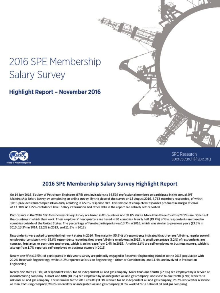 2016 Salary Survey Highlight Report | PDF | Economies | Business