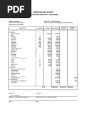 Poultry Farm Budget Template | PDF | Food Industry | Food And Drink
