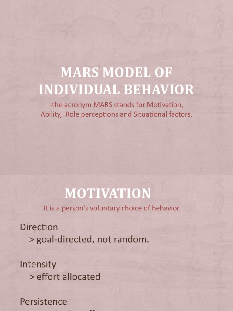 Mars Model | PDF