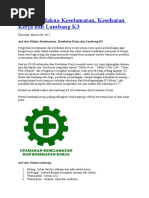 Lambang (Logo - Simbol) K3 (Keselamatan Dan Kesehatan Kerja) Beserta ...