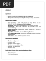Form 3 Agriculture Notes | PDF | Technology & Engineering