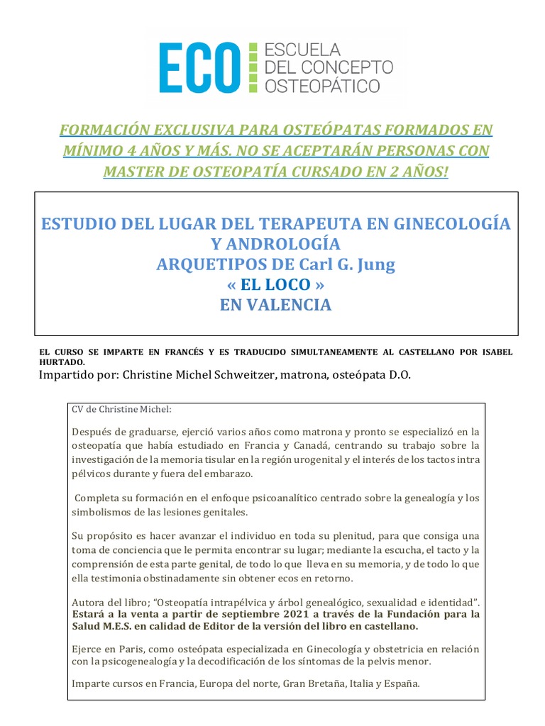 Arquetipos de Carl G. Jung El Loco | PDF | Partería | Embarazo humano