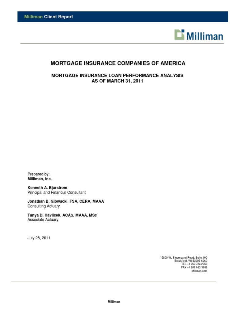 MICA ReportLoan Performance Analysis33111FINAL | PDF | Loan To Value ...