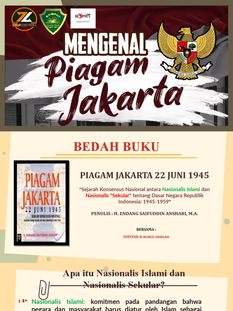 Sejarah Piagam Jakarta 1945 | PDF | Politik