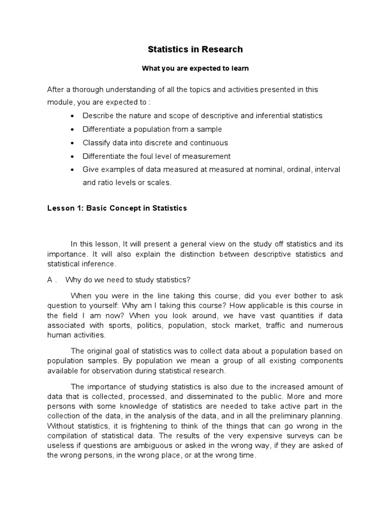 1 Basic Concept | Descargar gratis PDF | Level Of Measurement | Statistics