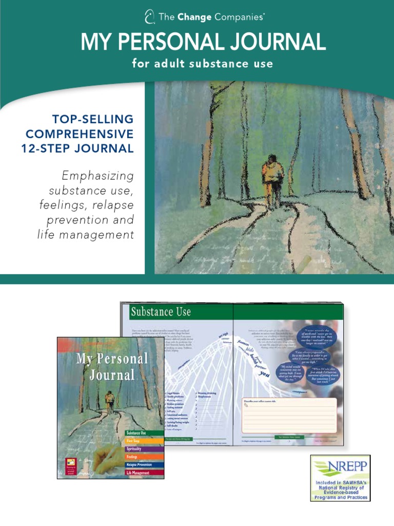My Personal Journal: For Adult Substance Use | PDF | Twelve Step ...
