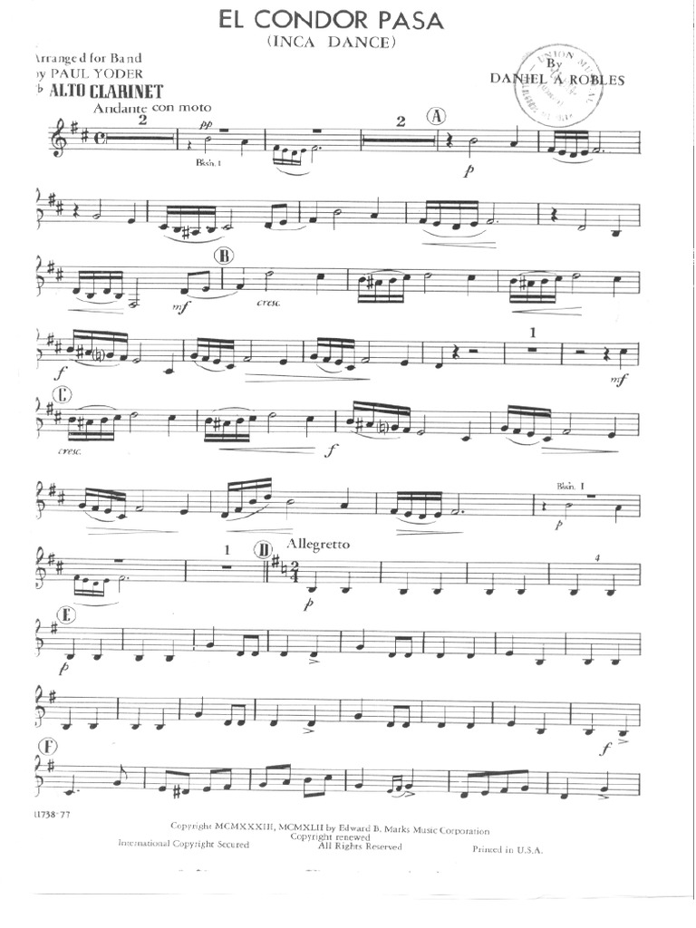 El Condor Pasa | PDF