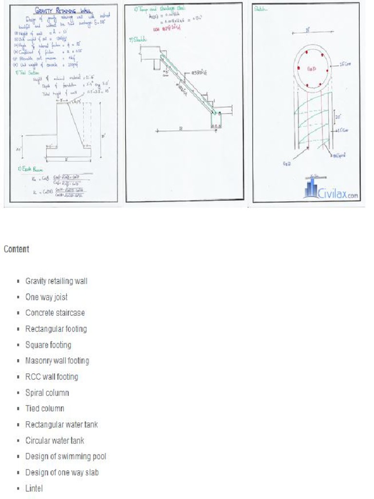 Hand Calculations of Structural Elements PDF | PDF