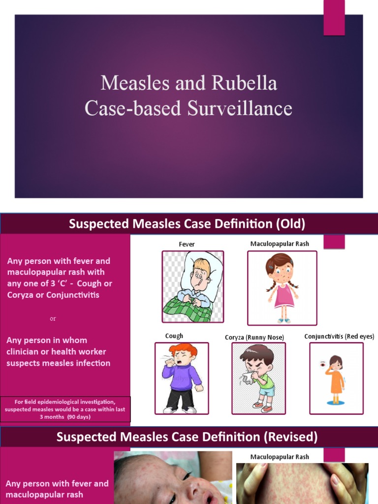 Measles and Rubella Case-Based Surveillance | PDF | Measles | Animal ...
