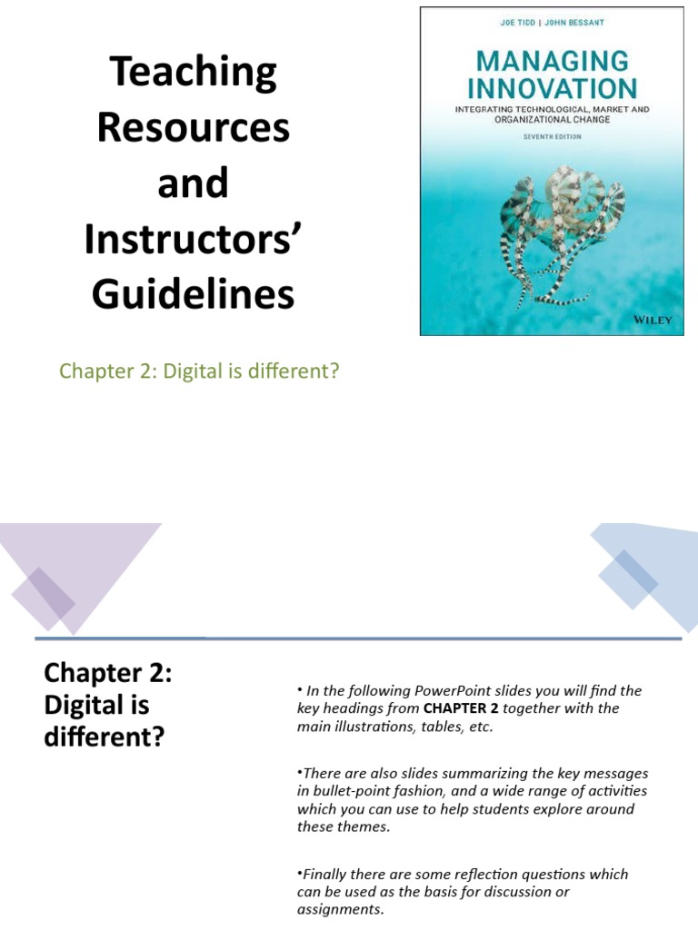 Teaching Resources And Instructors Guidelines Chapter 2 Digital Is