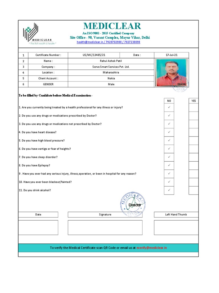 Mediclear: Site Office - 90, Vasant Complex, Mayur Vihar, Delhi | PDF ...