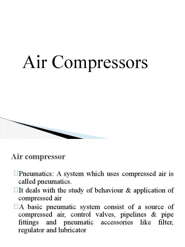 Air-Compressor | PDF | Engines | Engine Technology