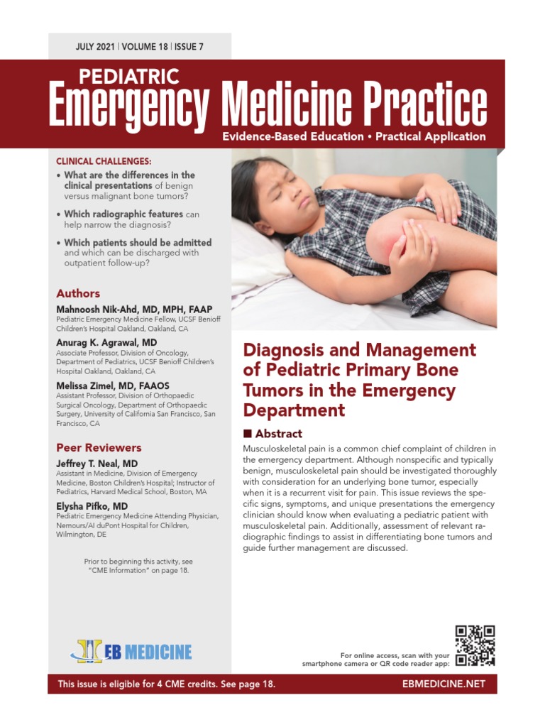 Pediatric Bone Tumors | PDF | Sarcoma | Cancer