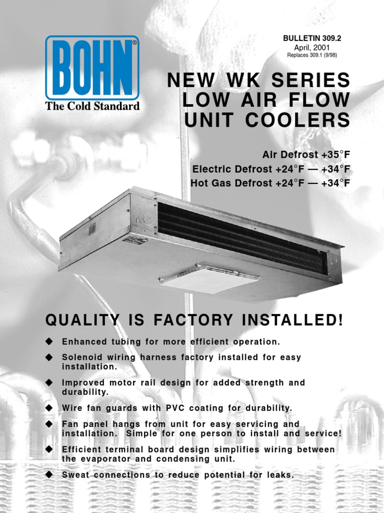 Catalogo Evaporadores Bohn | PDF | Home Appliance | Manufactured Goods