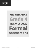 Grade 4 Maths Term 2 Exam | PDF