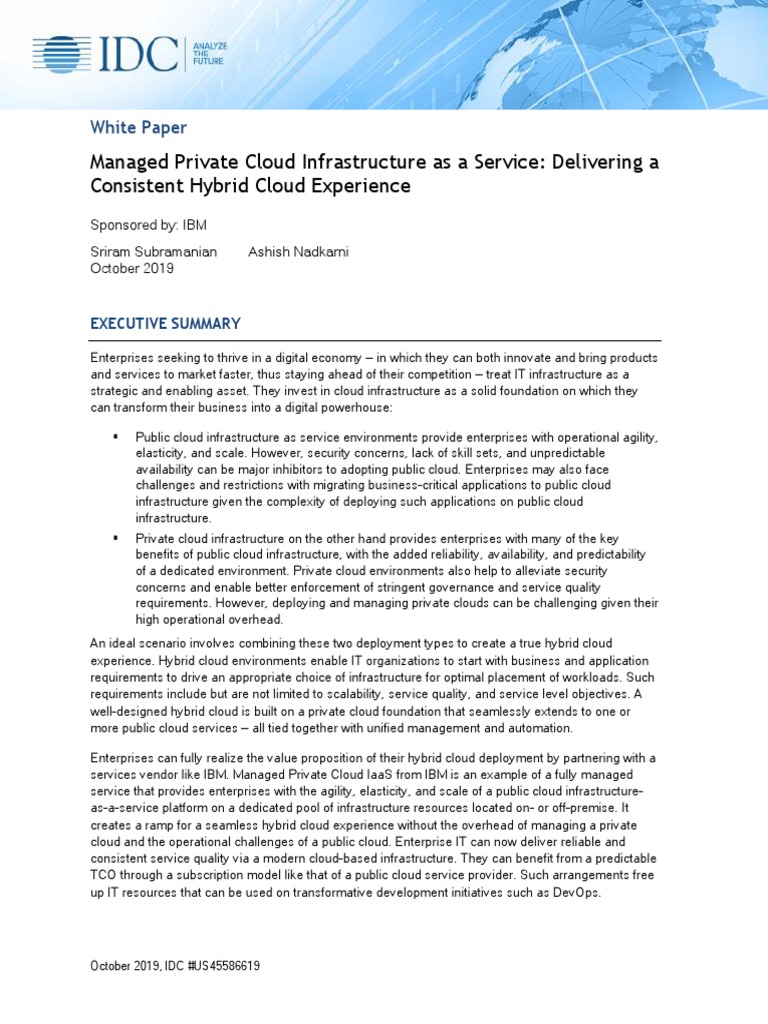 IBM Cloud | PDF | Red Hat | Cloud Computing