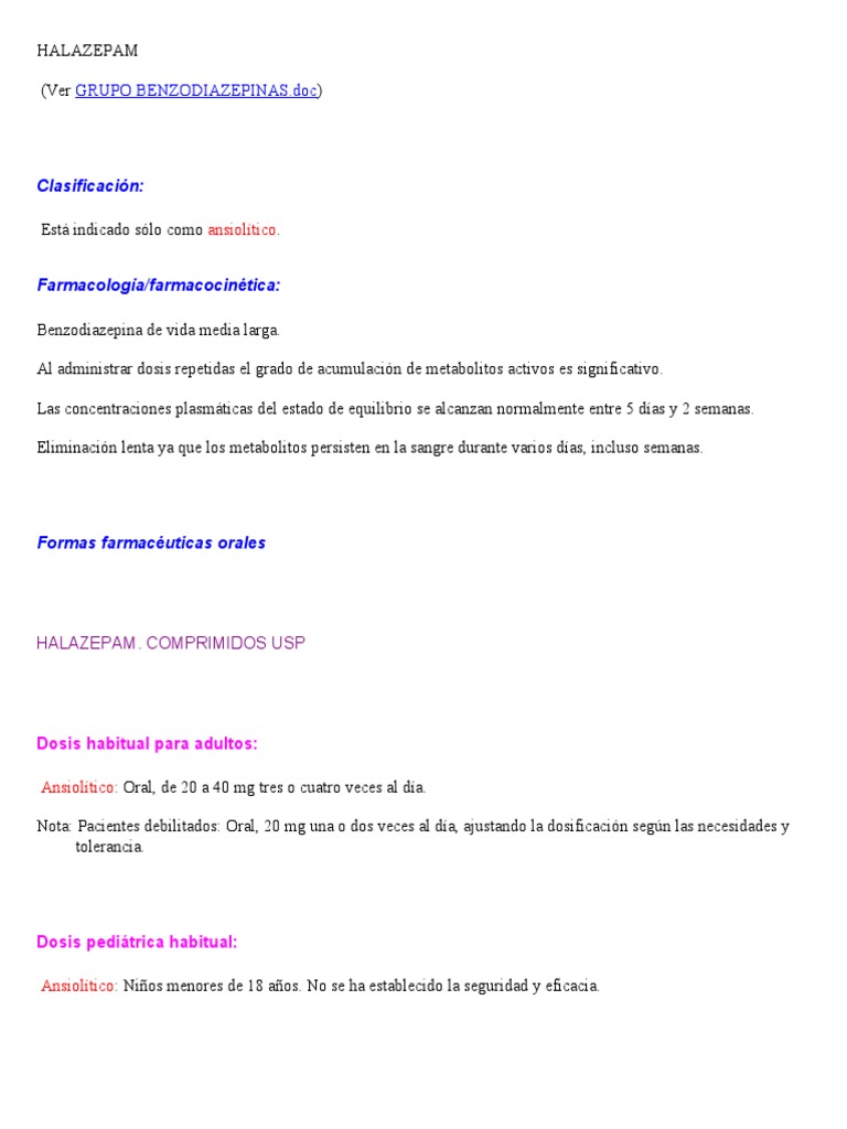 Halazepam | PDF