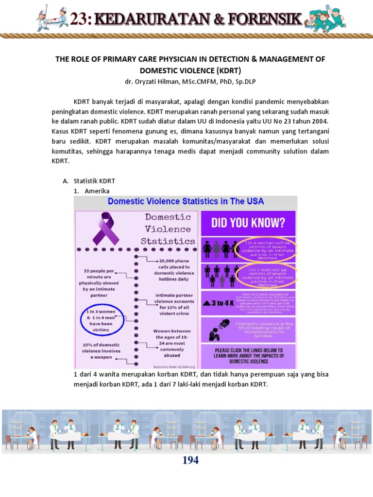 12 - KDRT - Dr. Oryzati Hilman, MSC - CMFM, PHD, SP - DLP - Novy | PDF
