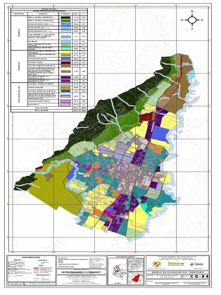 Modelo 11. Mapa de Cajicá | PDF