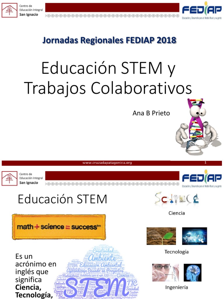 Presentacion Ana Prieto Educacion STEM y Trabajos Colaborativos | PDF ...