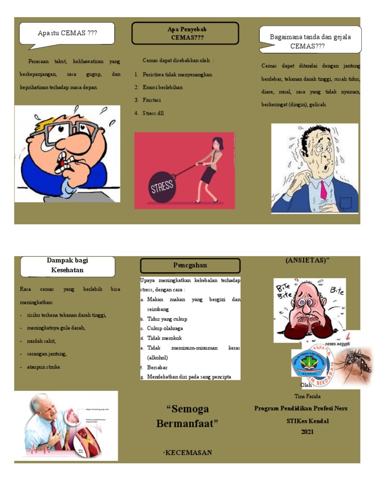 Tina Farida Leaflet Ansietas | PDF