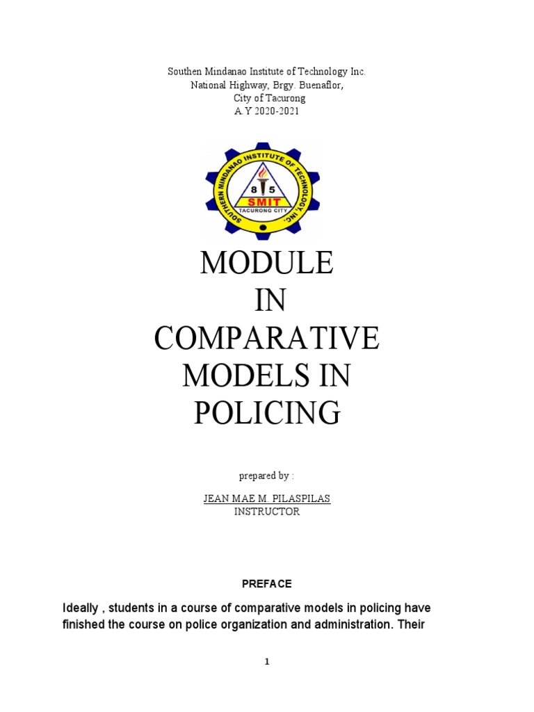 Module - in-LEA-2 | PDF | Globalization | Police
