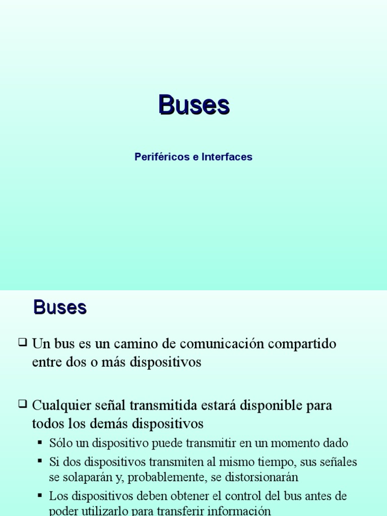 Buses Perifericos e Interfaces | PDF | Hardware de la computadora | Almacenamiento de datos de ...