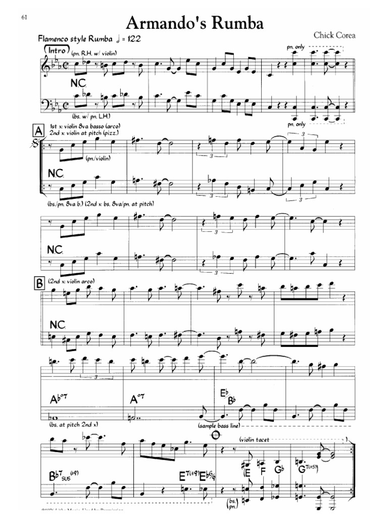 Armandos Rhumba | PDF