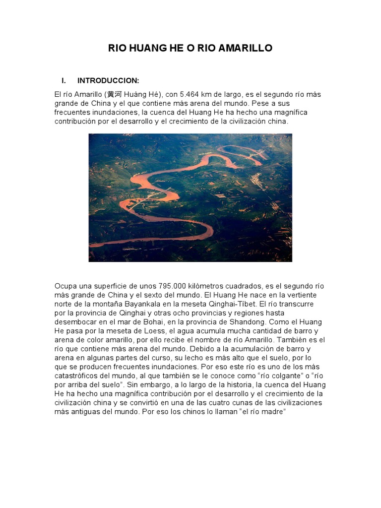 Rio Wang Ho | PDF | Geografía Física | Accidentes geográficos fluviales