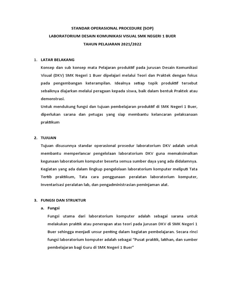Sop DKV | PDF