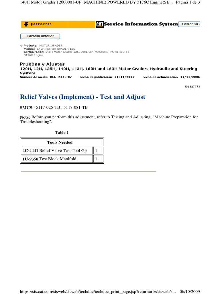 Sis - Cat.com Sisweb Sisweb Techdoc Techdoc Print Page | PDF | Valve ...