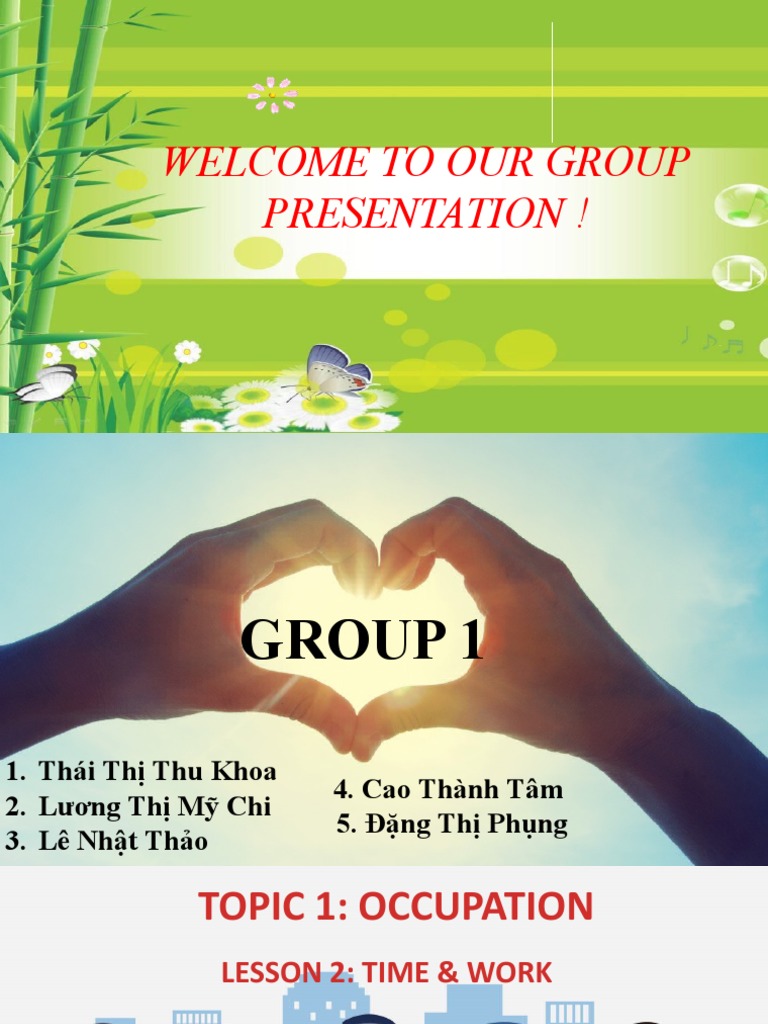 Welcome To Our Group Presentation ! | PDF