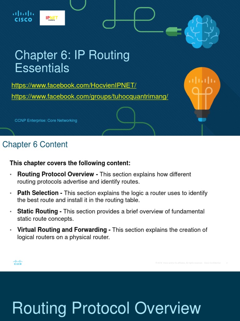 Chapter 6: IP Routing Essentials: CCNP Enterprise: Core Networking | Download Free PDF | Routing ...