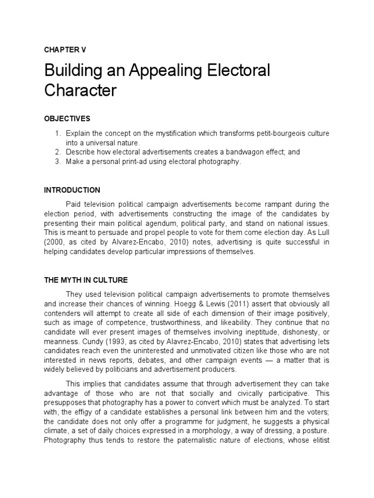 Chapter 5 Handout | PDF | Elections | Science