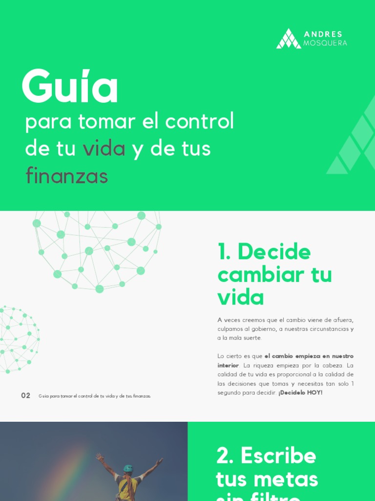 Guia para Tomar El Control de Tu Vida y de Tus Finanzas | PDF