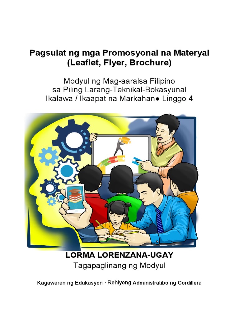 FPL TVL - Q2Q4 - W4 Ugay Mga Hakbang Sa Pagsulat NG Promo Materials v4 1 | PDF