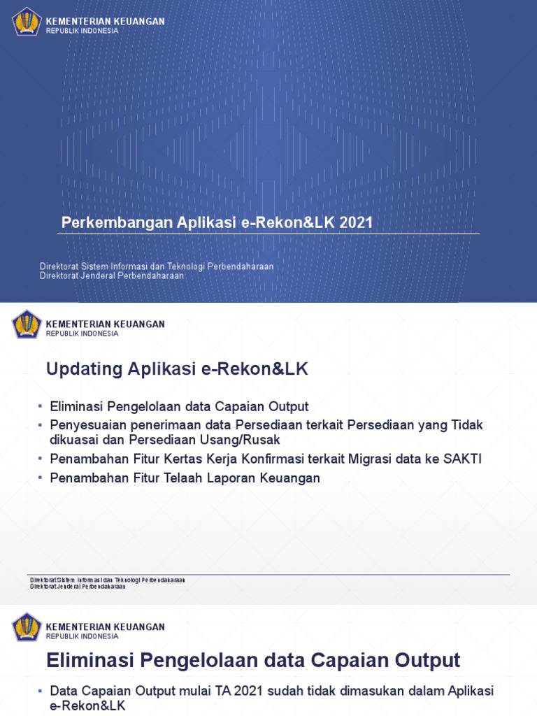 Slide Perkembangan Erekon 2021 | PDF
