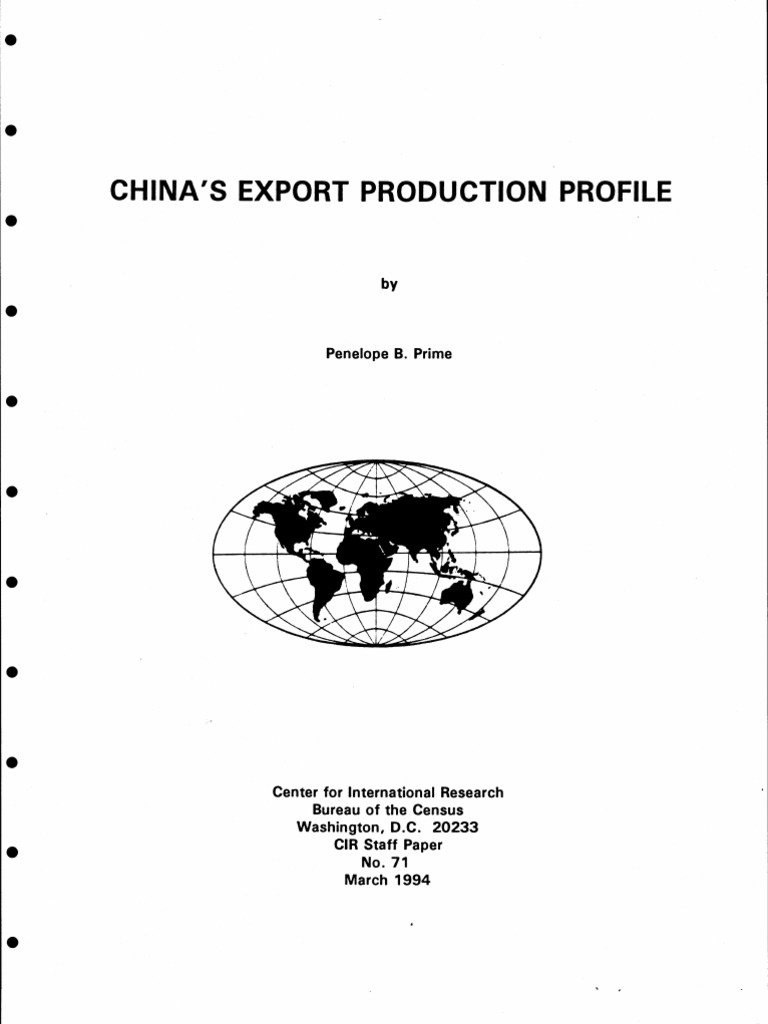 China's Export | PDF | Joint Venture | China