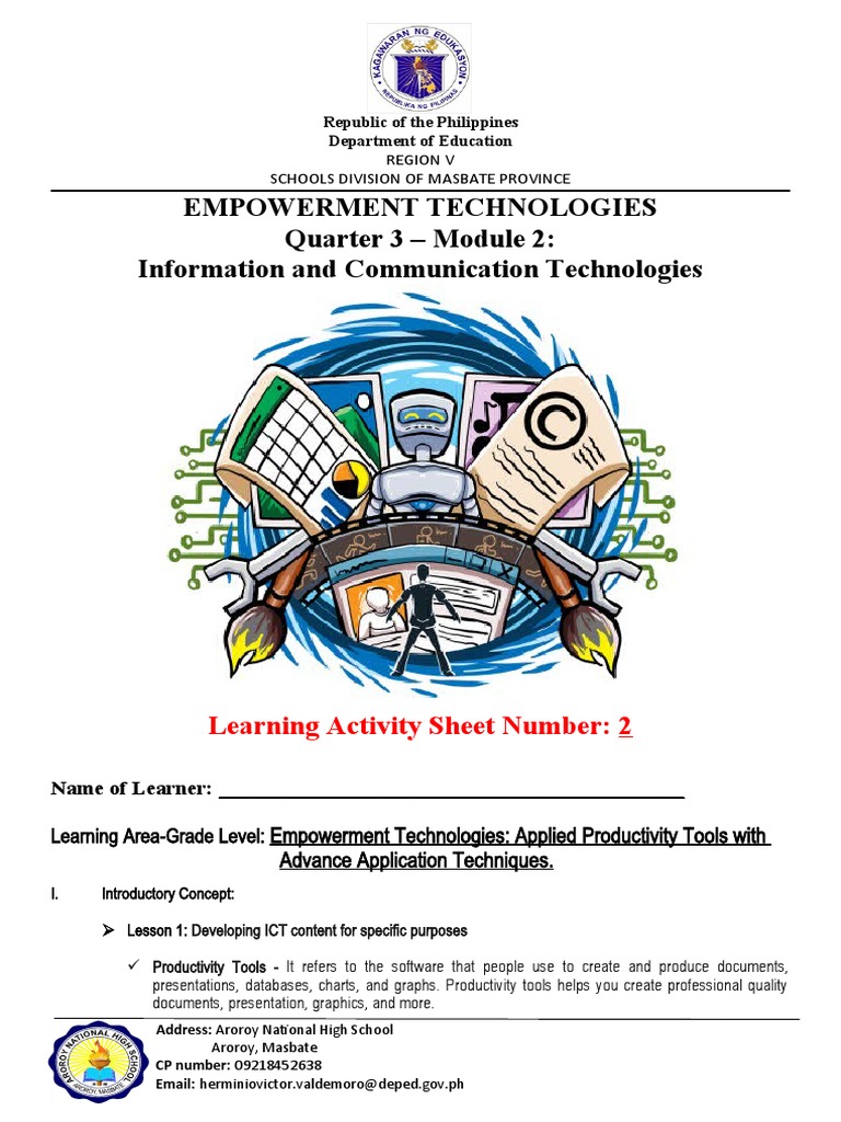 Emp Tech Las - Module 2 | PDF | Educational Technology | Communication