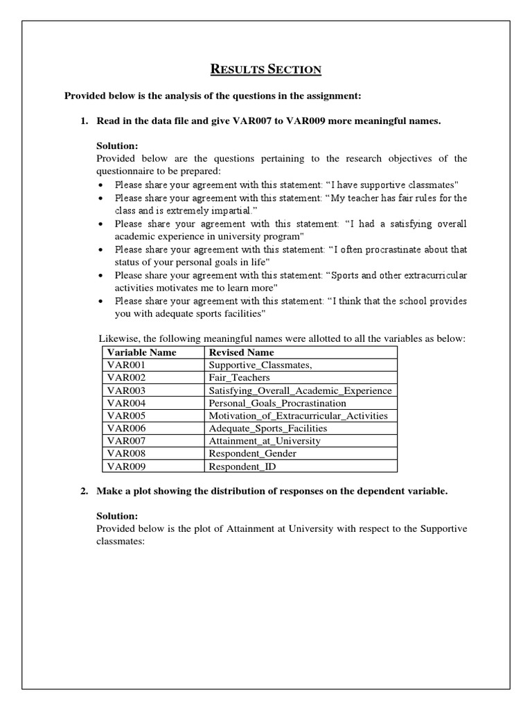 Results and Apendix Section | PDF | Dependent And Independent Variables ...